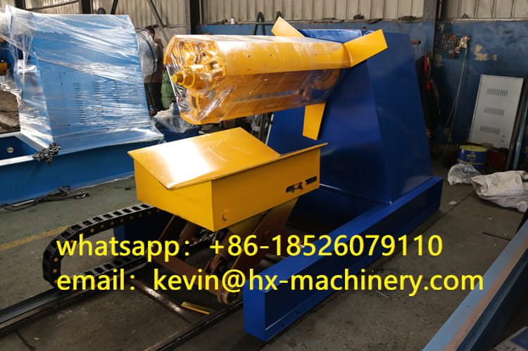 desbobinadeira de bobina hidraulico de acero 5 ton