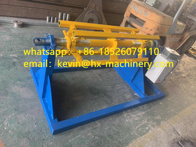 desbobinador de chapa de aluzinc bobinas 5Tons zinc sheet machine