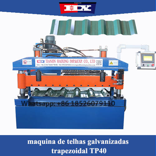 maquina para fazer telha de zinco galvanizadas TP40