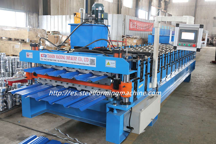 maquina de fazer telha de zinco trapézio e onduladas