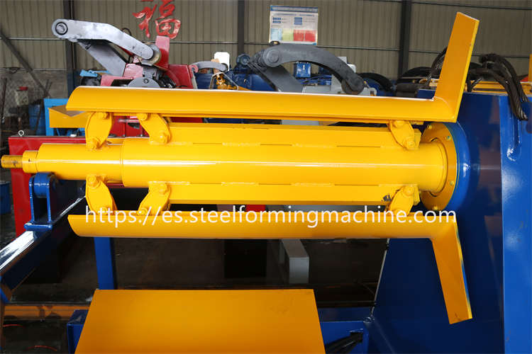 desbobinador hidraulico de metal aluzinc bobinas 10Tons